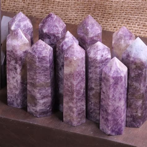 Tower Lepidolite Mixed With Quartz Ahw Gems And Minerals