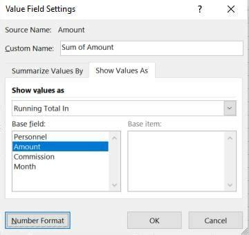 How To Calculate A Conditional Running Total Using A Pivottable In