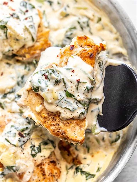 Creamy Spinach Artichoke Chicken Budget Bytes Bloglovin
