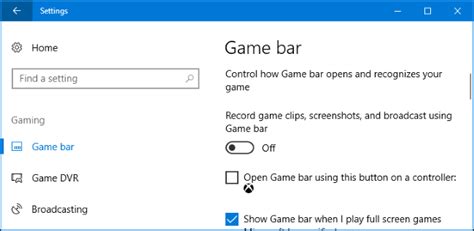 How To Disable Windows S Game Dvr And Game Bar