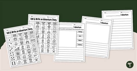 Roll An Adventure Story Storytelling Dice Game Teach Starter