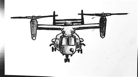 วาดรูปเฮลิคอปเตอร์ สองใบพัด How To Draw A Helicooter Youtube
