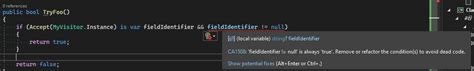 Ca1508 False Positive In Simple Nullable Code · Issue 5747 · Dotnet