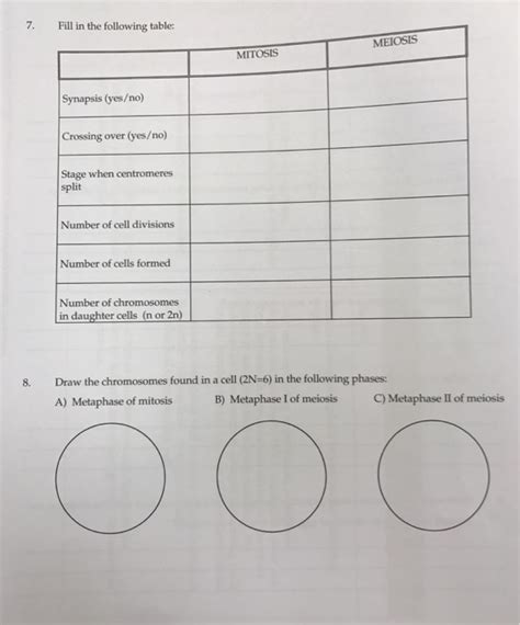 Solved MEIOSIS POST LAB DISCUSSION What Two Events Occur Chegg