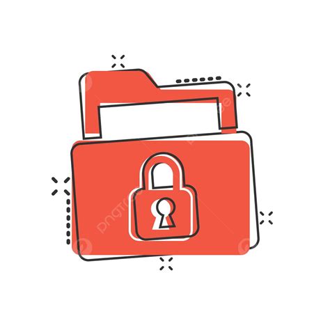 Comicstyle Icon For File Folder Permissions With Secret Archive Splash