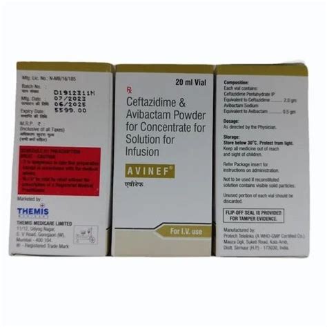 Ceftazidime Avibactam Powder Injection At ₹ 3000 Box Zavicefta Injection In Surat Id