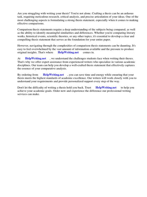 Examples Of Comparison Thesis Statement Pdf Essays Thesis Examples Of Comparison Thesis Statement Pdf Essays Thesis