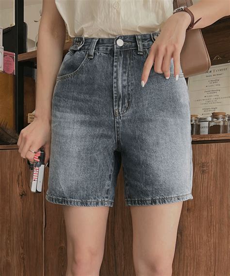 기장선택s~2xl 캐주얼 베이직 A라인 빈티지 슬림 일자핏 브러쉬 워싱 하이웨스트 데님팬츠 에이블리