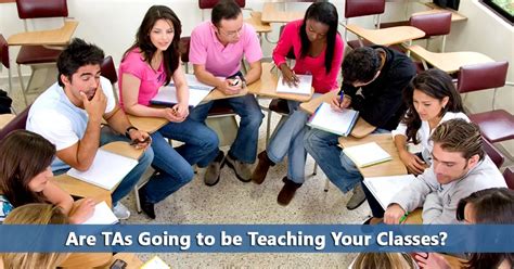 Are Tas Going To Be Teaching Your Classes Do It Yourself College