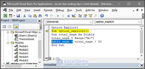Practical Coding Tips To Master Excel VBA ExcelDemy