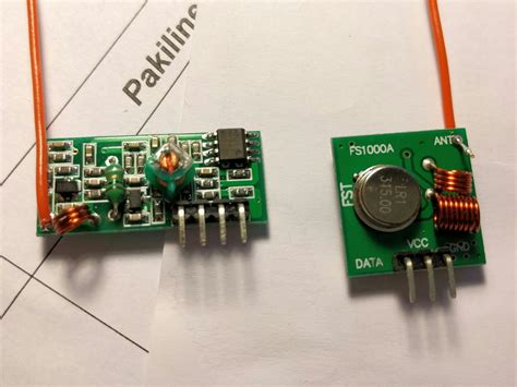 Radio Frequency Transmitter And Receiver Module With Arduino
