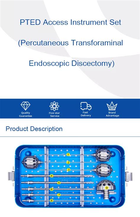 Pted Access Instrument Set Credible Solutions Pvt Ltd