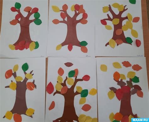 Конспект занятия по аппликации во второй младшей группе 3 4 года «Осеннее дерево 2 фото
