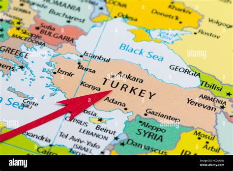Turkey Country Map