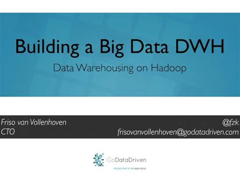 Pdf Building A Big Data Data Warehouse Goto 2013 Dokumentips