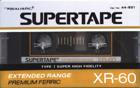 Realistic Supertape Xr 60 1988 Tapekiosk