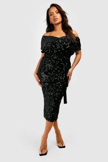 Plus Size Black Midi Dresses Boohoo Australia