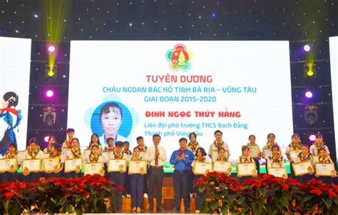 234 thiếu nhi dự Đại hội cháu ngoan Bác Hồ tỉnh Bà Rịa Vũng Tàu lần