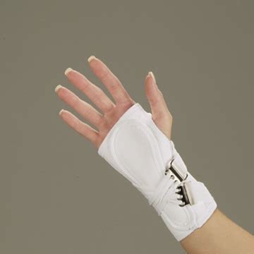 Deroyal Lace Up Canvas Wrist Splint Lace Up Wrist Brace Splint