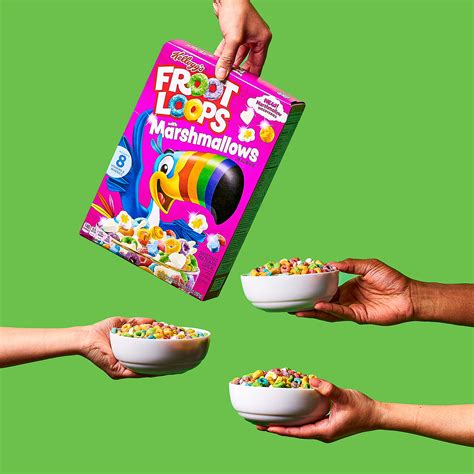 Fruit Loops With Marshmallows