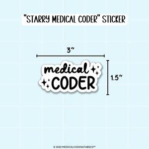 MEDICAL CODER CODING Sticker Pack Etsy