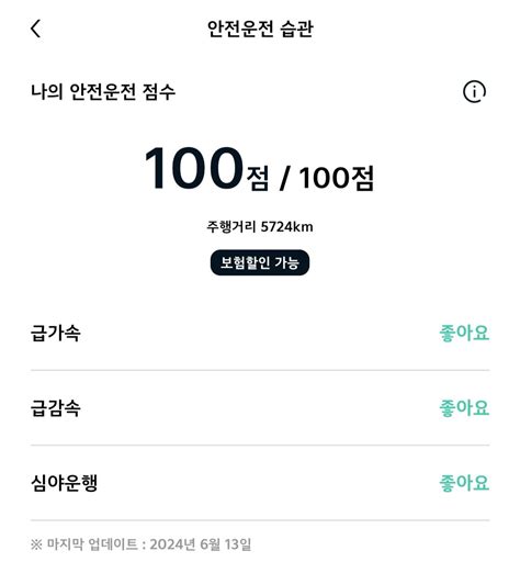 기아커넥트 안전운전 점수 자동차 에펨코리아