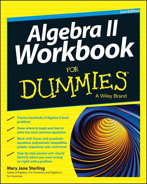 Algebra II Workbook For Dummies Walmart Walmart