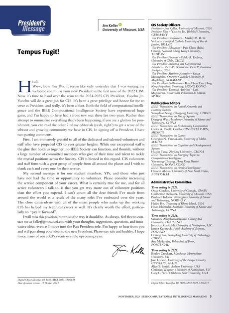 Ieee Computational Intelligence Magazine November 2023 3