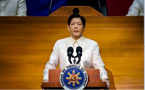 Pia President Ferdinand R Marcos Jr Delivers His First State Of The