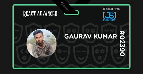 Gaurav Kumar On Linkedin Check Out My Badge And Claim Your Free React