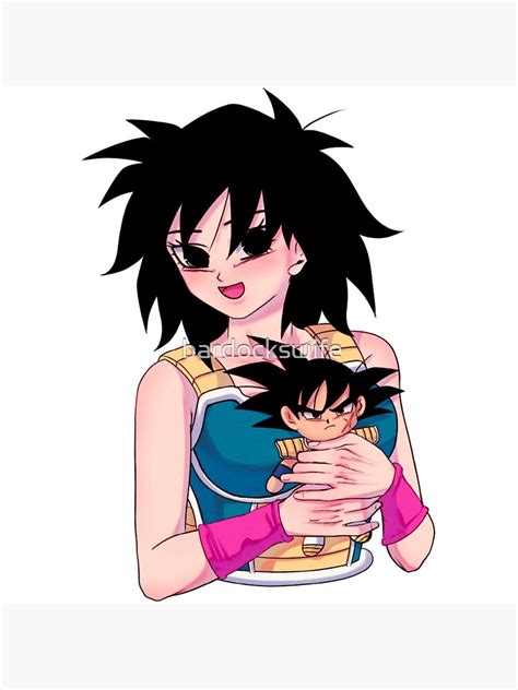Gine And Bardock Poster For Sale By Bardockswife Redbubble