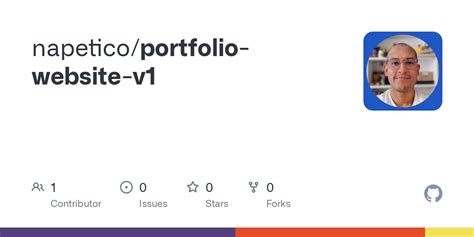 Github Napetico Portfolio Website V