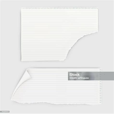 罫線入りの用紙の断片のセット水平長方形正方形の形状 からっぽのベクターアート素材や画像を多数ご用意 からっぽ イラストレーション