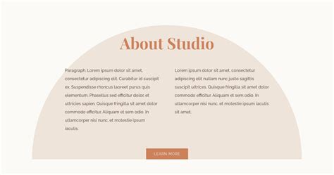 Two Columns Of Text With Shape HTML Template By Nicepage