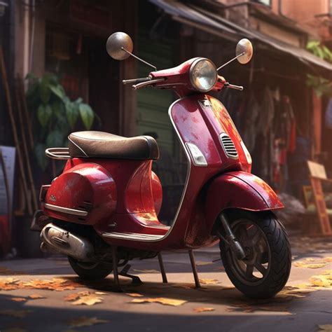 Premium Ai Image Photo Of Colored Scooter Or Scooty Isolated With Background