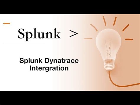 Splunk Dynatrace Integration How To Get Data From Dynatrace To Splunk Integration POC YouTube