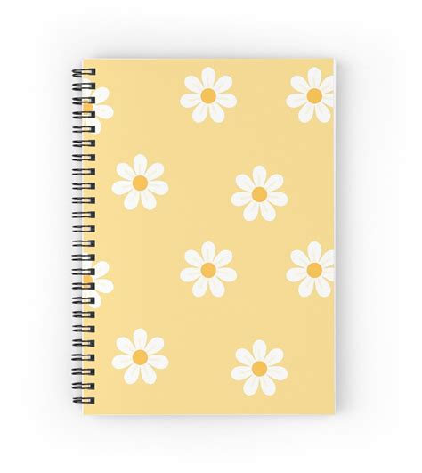 Cute Daisy Flowe Trio Journal For Sale By Trajeado14 In 2025 Cute Notebooks For School Cute
