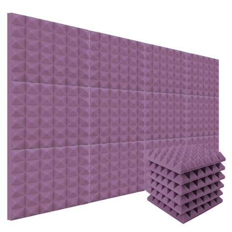 Beiyin Acoustic Diffuser Foam Panels 30x30x5cm Pyramid Soundproof Sound