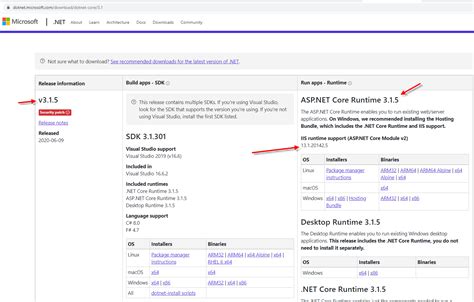 Update Net Core 315 On My Server Windows Server 2012 R2 Stack Overflow