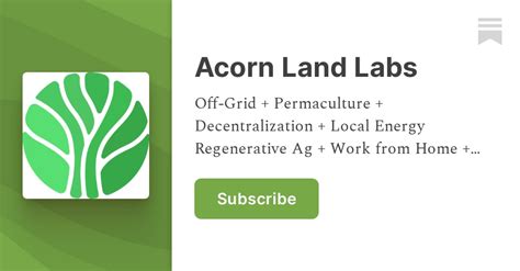 Acorn Off Grid Kemble Hildreth Substack