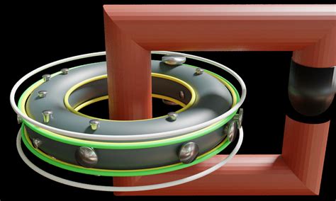 3d Model Of The Isttok Pfcs Vacuum Chamber With Ports Iron Core And Download Scientific