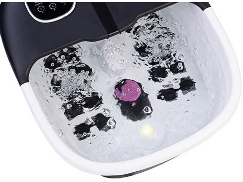 Bain De Pieds Pliable Chauffant Et Massant Avec Bulles Massages