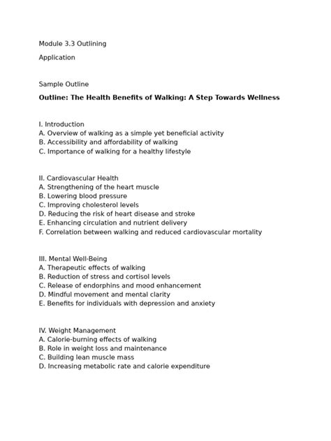 Answer Key Module 33 Outlining Pdf