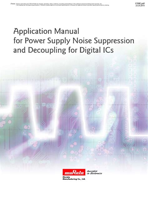 Power Supply Noise Suppression Pdf