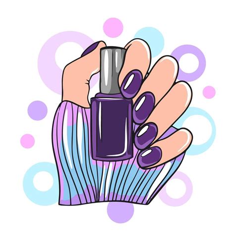 Nails And Manicure 46929782 Vector Art At Vecteezy
