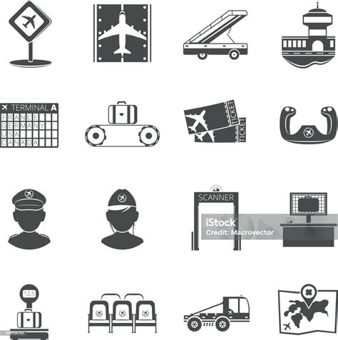 圖示機場向量圖形及更多住宅房間圖片 住宅房間 保安 保安掃描器 Istock