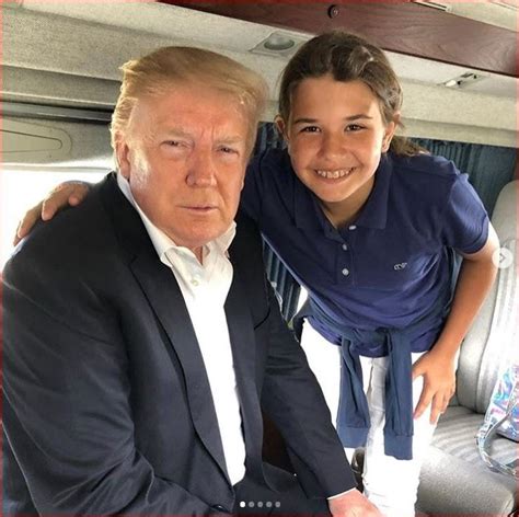 President Trumps Granddaughter Kai Loves Golf And Florida Like Him