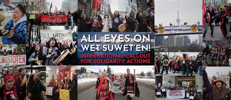 Snap Solidarity Rally For Wetsuweten Nova Scotia Advocate