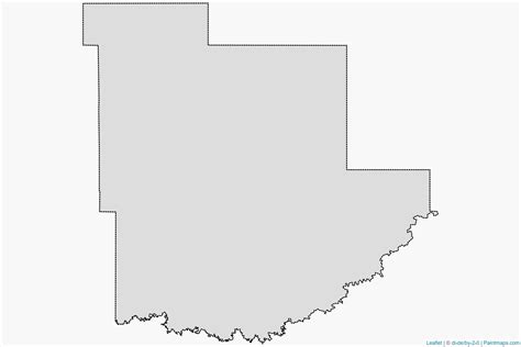 Make Printable Grant Maps With Border Masking Cropping Using Leaflet