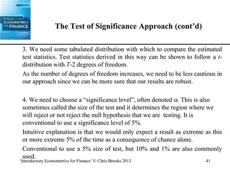 a brief overview of the classical linear regression model ppt